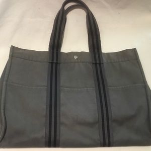 Hermes | Bags | Authentic Herms Canvas Herline Tote Bag France | Poshmark
